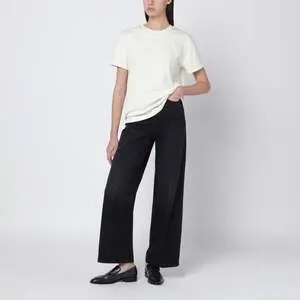 A.p.c. Cotton T-shirt With Crew Neck And Logo