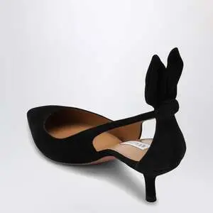 AQUAZZURA Suede Deneuve Pumps - Black