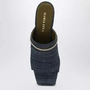 MARIA LUCA Messalina Denim Sandals