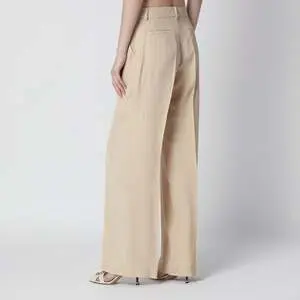 P.a.r.o.s.h Champagne Viscose Trousers