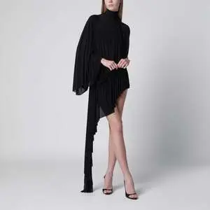 FRANCESCO MURANO Asymmetric Hem Turtleneck Dress