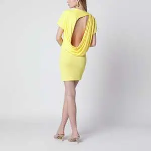 Jacquemus Mistral Viscose Jersey Dress - Yellow