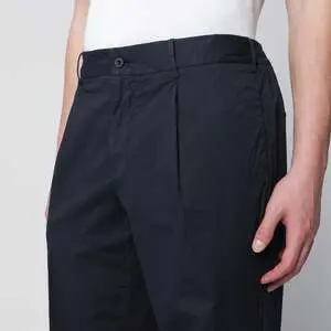 SANTANIELLO Tailored Cotton Blend Trousers