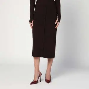 Victoria Beckham Ribbed Skirts