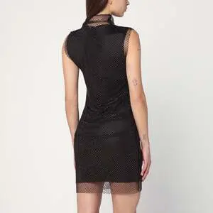 Sportmax Sleeveless Mesh Mini Dress