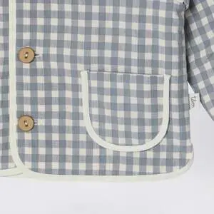 TEDDY & MINOU Vichy Pattern Jacket