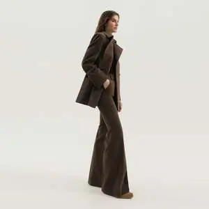 1989 STUDIO Pinstriped Flared Cotton Trousers