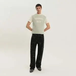 1989 STUDIO Rhodesian Spot Denim Trousers - Grey