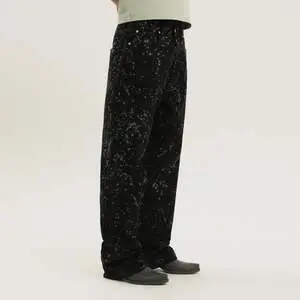 1989 STUDIO Rhodesian Spot Denim Trousers - Grey