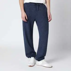 Loro Piana Mélange Wool-blend Trousers - Blue