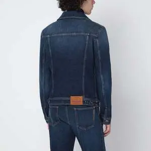 Dolce & Gabbana Cotton Denim Jacket With Light Wash