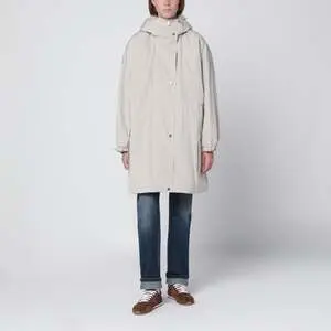 Max Mara Light Beige Cotton Blend Parka