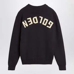 GOLDEN GOOSE Navy Cotton Sweater