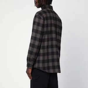 Destin Check Pattern Wool And Cashmere Overshirt