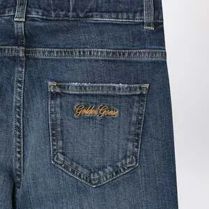 GOLDEN GOOSE Dark Washed-out Jeans
