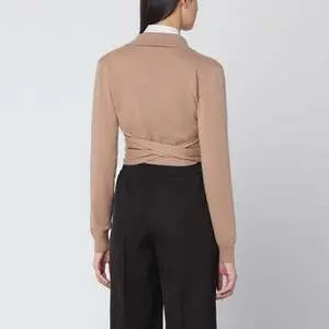 Dolce & Gabbana Cashmere Wrap Cardigan - Beige