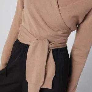 Dolce & Gabbana Cashmere Wrap Cardigan - Beige