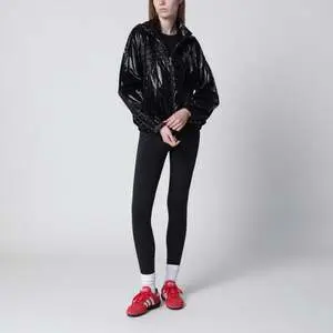 Herno Shiny Nylon Jacket With Removable Hood