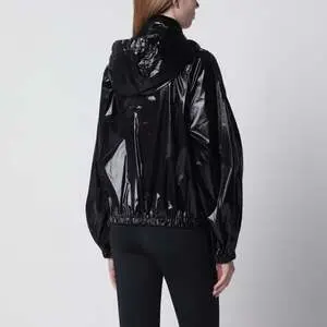 Herno Shiny Nylon Jacket With Removable Hood