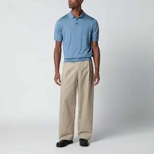 Dolce & Gabbana Silk Polo Shirt