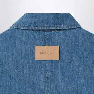Givenchy Embroidered Logo Denim Shirt