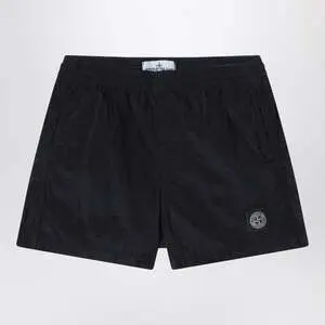 Stone Island Navy Nylon Swimsuit - Blue
