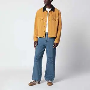 Loewe Suede Jacket With Contrasting Collar