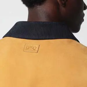 Loewe Suede Jacket With Contrasting Collar