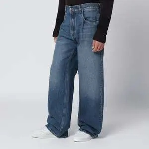 Dolce & Gabbana Washed Effect Cotton Denim Jeans