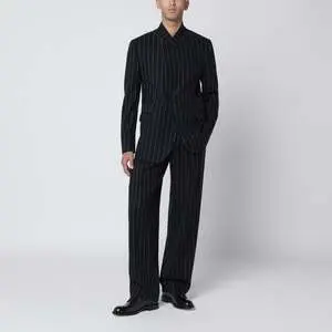 Dolce & Gabbana Striped Wool-blend Trousers