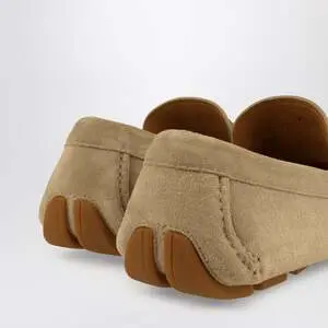 FERRAGAMO Gancini Driver Loafer In Suede Calfskin