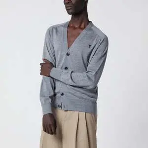 Ami Paris Cuffed Cardigans For Men