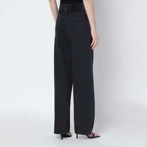 HAIKURE Charcoal Wide-leg Jeans