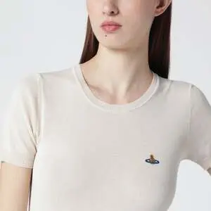 VIVIENNE WESTWOOD Bea Cream Cotton Top