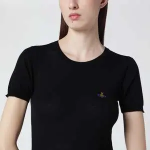 VIVIENNE WESTWOOD Bea Cotton Top - Black