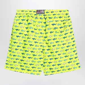 MC2 SAINT BARTH Shark Print Swim Shorts