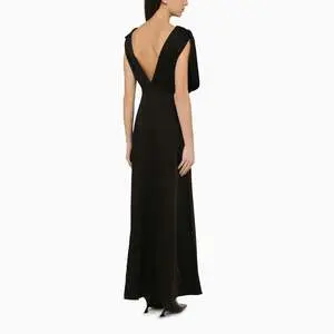JIL SANDER Long Dress With Ruffles