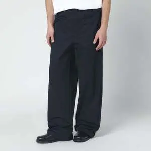 JIL SANDER Midnight Cotton Trousers