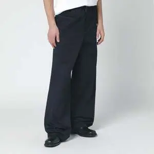 JIL SANDER Midnight Cotton Trousers