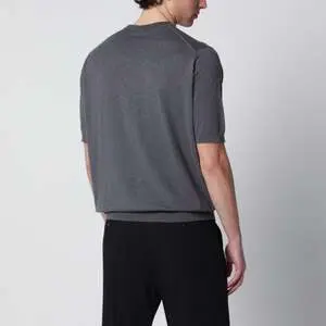 John Smedley Kempton Cotton Sweater - Grey