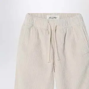 American Vintage Cru Ribbed Corduroy Trousers - Beige