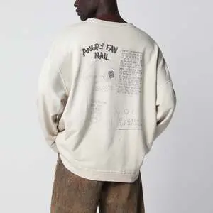 Our Legacy Angry Fan Mail" Print Sweatshirt - Black