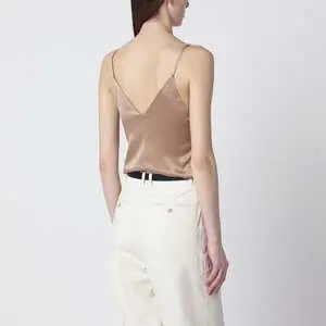 Brunello Cucinelli Light Silk-blend Tank Top