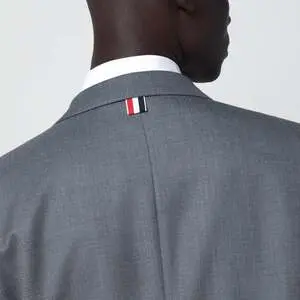 Thom Browne Single-breasted Wool Jacket - Grey