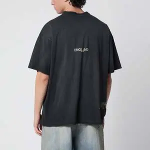 REPRESENT Faded T-shirt With Eagle Logo Print