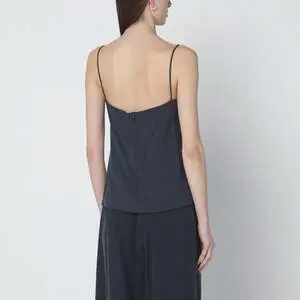 Max Mara Silk V-neck Tank Top
