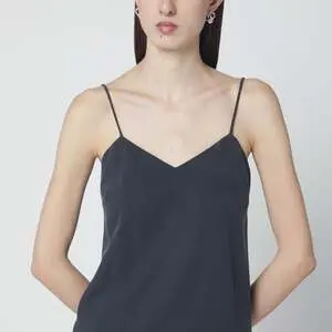Max Mara Silk V-neck Tank Top