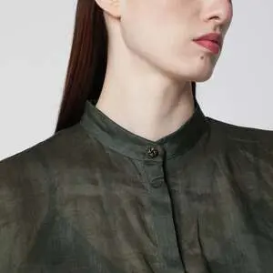 Max Mara Ramie Canvas Shirt