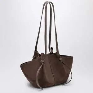 Yuzefi Mochi Bag In Suede Leather - Brown