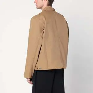 The North Face Cotton Canvas Zip-up Jacket With Embroidered Logo